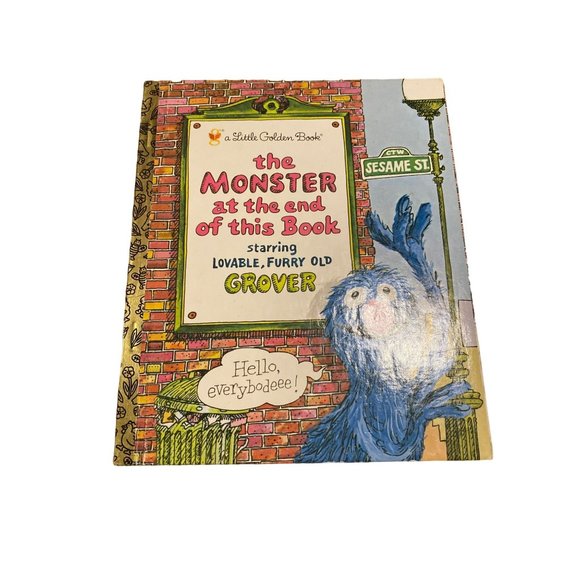 Little Golden Books | Other | Grover The Monster At End Of This Book ...